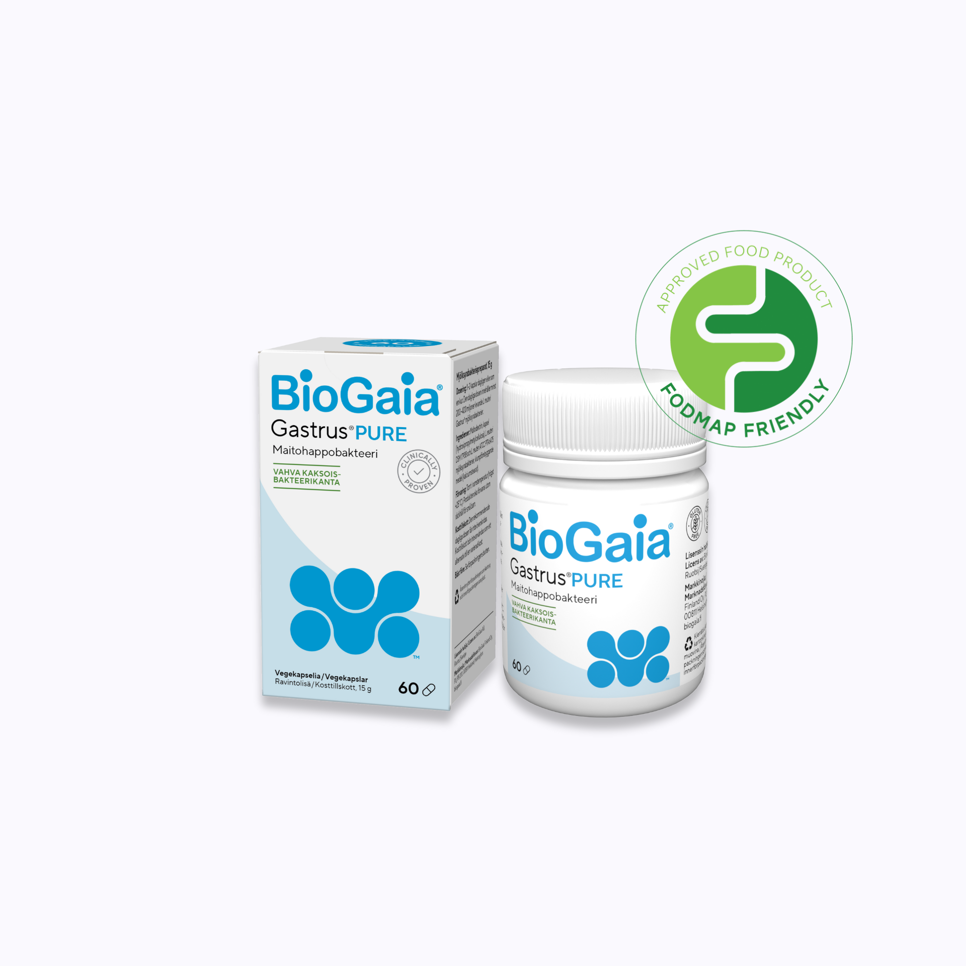 BioGaia Gastrus PURE – BioGaia Finland